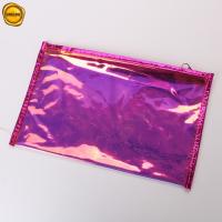 China EVA TPU Waterproof Laser Holographic Make Up Bag Pouch Transparent for sale