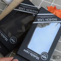 China Fashion Clear Window Black Phone Case Packing Box For Phone Case Retail Boxes Gift Boxes for sale