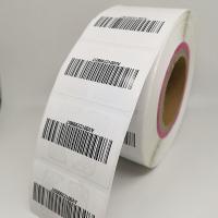 China Garments Rfid Self Adhesive Barcode Labels Bar Code Sticker for sale