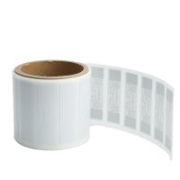 China 90mm Apparel Logistics RFID Tag Sticker Thermal Barcode Sticker Roll for sale
