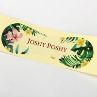 China 3.8cm Waterproof Clear Vinyl Stickers for sale