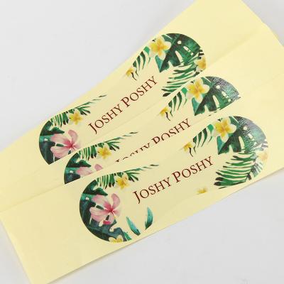 China 3.8cm Waterproof Clear Vinyl Stickers for sale