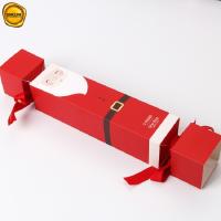 China Christmas Packaging 300gsm Candy Shape Cosmetic Packaging Box With Ribbon for sale