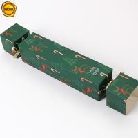 China Christmas Packaging 300gsm Candy Shape Cosmetic Packaging Box With Ribbon for sale