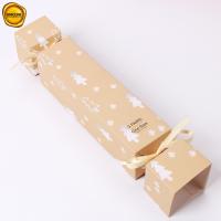 China Christmas Packaging 300gsm Candy Shape Cosmetic Packaging Box With Ribbon for sale