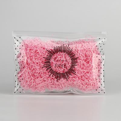 China Shopping Items Wimsuit T-Shirt Plastic Bags With Logo Zip Supermarket Plastic Bag for sale