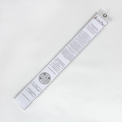 China Custom Clear PVC Plastic hair extensions bags packaging With Snap Fastener for sale