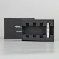 China Custom Black Perfume Packaging Box Set Luxury Perfume Sample Box for sale