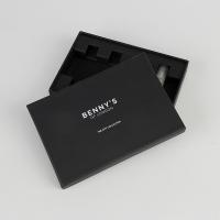 China Custom Black Perfume Packaging Box Set Luxury Perfume Sample Box for sale