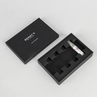 China Custom Black Perfume Packaging Box Set Luxury Perfume Sample Box for sale