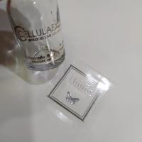 China Custom Mini Transparent PET Bottle Sticker Foil Stamping For Essential Oil Ampoule for sale