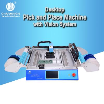 China CHM-T48VB 58 Feeders Pcb Mounting Machine Pick And Place With 2 Cameras for sale
