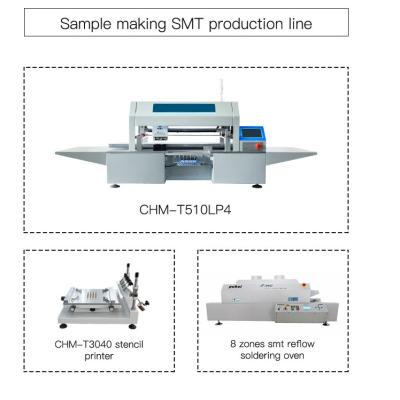 China CHM-T510LP4 SMT Chip Mounter Machine For 1.2m LED PCB Board for sale