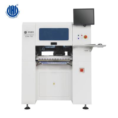 China 50 Yamaha 8mm standard pneumatic/electric feeder stacks SMD LED pick and place machine Charmhigh CHM-750 for sale