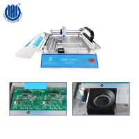 China Manual SMT SMD Desktop Low Cost LED Manual Operation Pick and Place Robot Machine 6000cph for sale