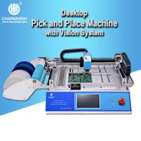 China Charmhigh CHM-T48VA Table Top Pick And Place Machine Camera Smt Led 2 Head for sale
