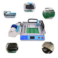 China CHM-T36 2 Head PCB Assembly Machine SMD Automatic SMT Mini P&P Machine 0201 for sale