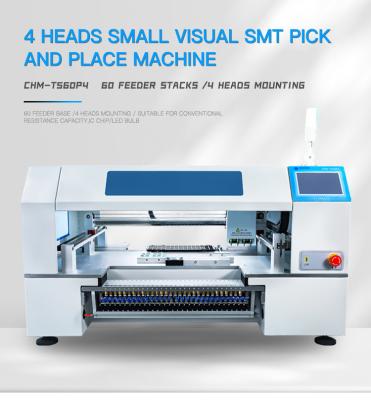 China Charmhigh 4 Head Led Smt Mounting Pick And Place Machine Manual Operated for sale