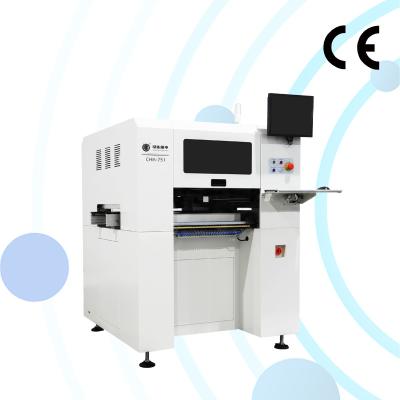 China PCB LED Yamaha Smt Nozzle Pick And Place Machine 6 Head With Vision CHM-751 for sale