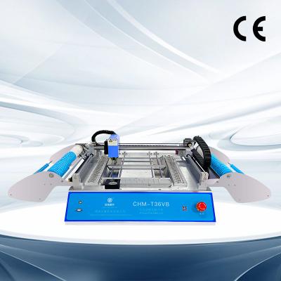 China Charmhigh CHM-T36VB pcb assembly p&p small pick and place machine mini smd desktop for sale
