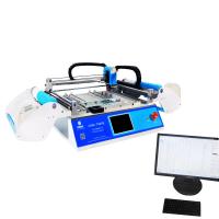 China Desktop SMT Pick and Place Machine 0.015mm Control Accuracy for 0402/ 0603～5050/ SOT/ SOP/ QFP/ QFN/ BGA Components for sale