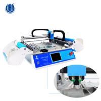China Desktop SMT Pick and Place Machine 0.015mm Control Accuracy for 0402/ 0603～5050/ SOT/ SOP/ QFP/ QFN/ BGA Components for sale