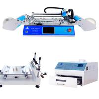 China Desktop SMT Mounting Machine With 2 Mounting Heads And 0.025mm Control Accuracy for sale