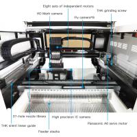 China 8 Head Pcb Surface Placement Equipment SMD SMT Line Chip Mounter Automatic LED Pick And Place for sale