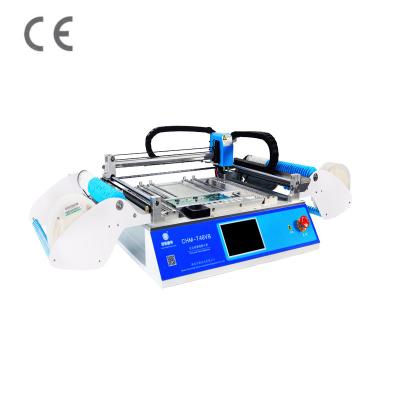 China Charmhigh Desktop Small SMT SMD LED Pick And Place Machine High Speed 2 Head Chip Mounter LED Mounting Machine for sale