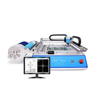 China Desktop SMT Pick and Place Machine with 29 Tape Feeders and Built in Vacuum for sale