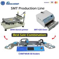 China Charmhigh PNP SMT Production Line Stencil Printing Machine Accuracy 0.025mm for sale