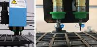 China Weight 49kg Desktop with visual Synchronous belt + polished rod SMT Pick And Place Machine CHM T48VB 300W for sale
