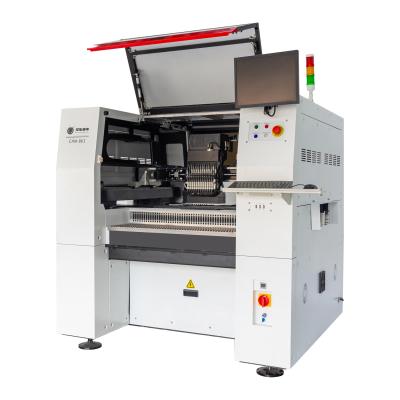 China 3-section-rail automatic conveying, PCB support（electric lift）SMT LED PNP Assembly Line Pick and Place Machine Chm-863 for sale