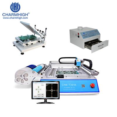 China Flexible 2.5KW Hot Air Heating  Control Accuracy 0.025mm SMT Production Line Short Cycle for sale