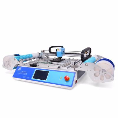 China Synchronous belt + polished rod +linear guide SMT pick and place Machine chip mounter machine Charmhigh CHM-T48VB for sale