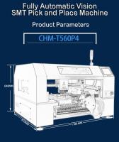 China SMT 4 Heads Pick And Place Machine CHM-T560P4 with Reflow Oven CHMRO-420 for sale