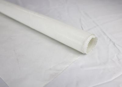 China Non Flammable Coated Fiberglass Fabric 0.4mm Thickness White Black Grey for sale