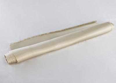 China White High Silica Fiberglass Fabric 1000mm Width 612gsm 1000℃ Acid Resistant for sale