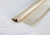 China High Silica Fiberglass Cloth 0.7mm Thickness 1000°C Temperature Resistant Non Flammable 50m Roll for sale