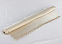 China 96% High Silica Fiberglass Cloth 1000mm Width Fireproof 1000°C High Temp Fabric for sale