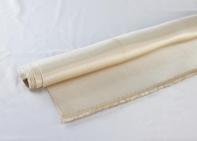 China High Silica Fiberglass Fabric 1000mm Width 0.7mm Thickness 50m Roll 1000C Heat Insulation for sale