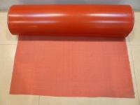 China Fire Proof Silicone Coated Fiberglass Fabric 860mm Width 1.25-1.3mm Thickness for sale