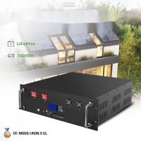 China Rack Mounted Lithium Ion Battery Photovoltaic Solar Energy Storage Large Capacity for sale