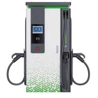 China Overvoltage Protection DC EV Charger 3 Guns Design EV DC Fast Charging Stations for sale