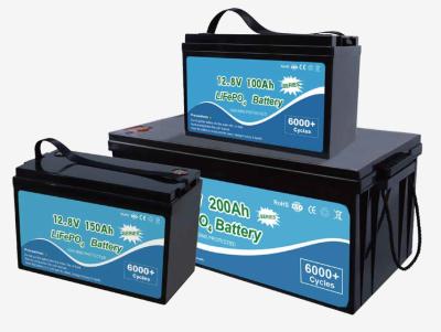China Safe 12.8V 25.6V Lithium Ion LiFePO4 Battery High Cycle Fast Charging for sale