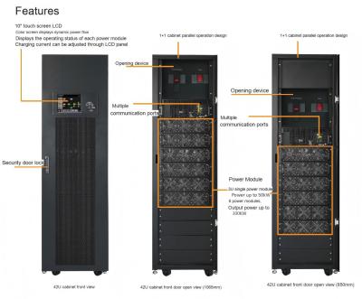 China APlus Modular UPS 50kW Power Module 200-500kVA Range for sale