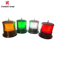 China Solar Rechargeable Marine Navigation Light IP68 Waterproof PC Flashing Beacon LED Marine Signal Warning Light for sale