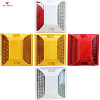 China ABS Plastic Reflective Road Stud with Double Reflector Traffic Safety Road Marker for Highway for sale