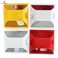China ABS Plastic Reflective Road Stud with Double Reflector Traffic Safety Road Marker for Highway for sale