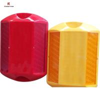 China 115x80x17mm High Visibility Reflective Raised Markers ABS Road Stud for Chile Filled with Sand Studs for sale